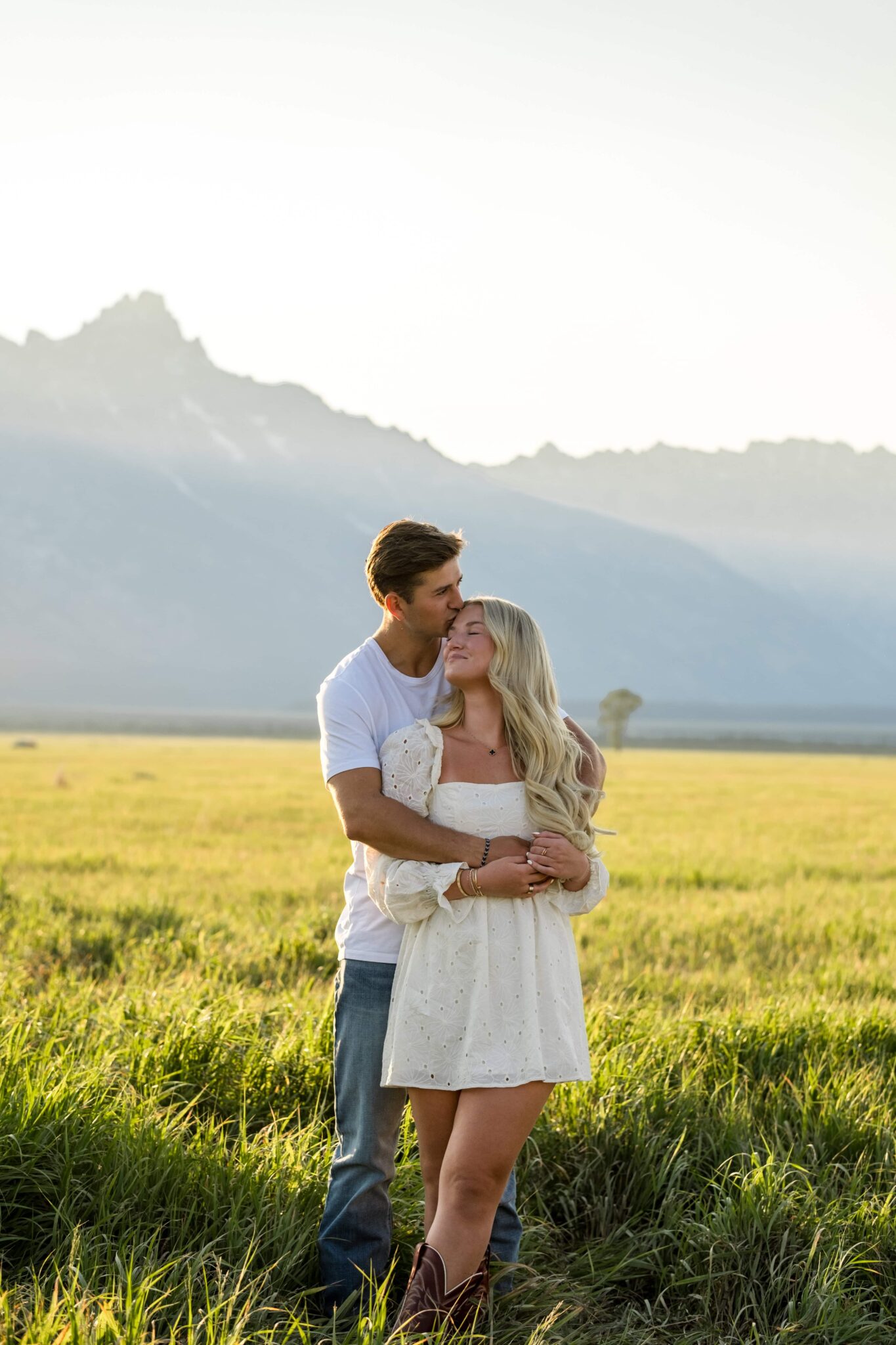 Talia & Nolan at Mormon Row • karinadoppdesigns.com